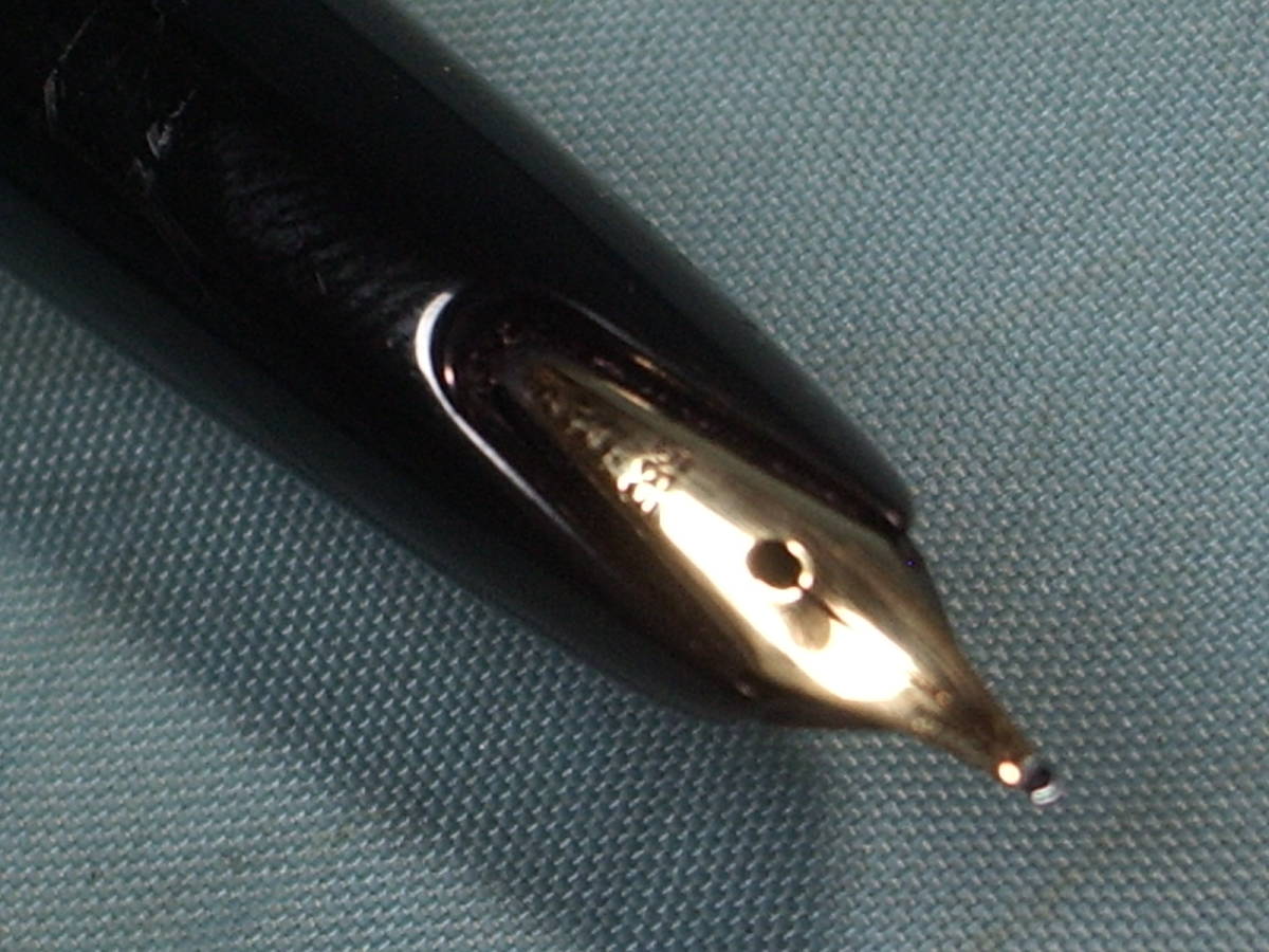 Yahoo!オークション - モンブラン No32 585 14kペン先 吸引式 ユーズド...