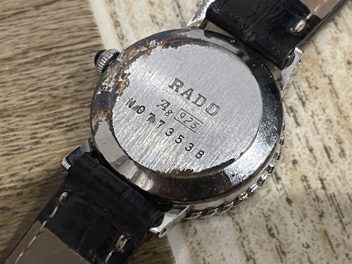 Yahoo!オークション - 腕時計 RADO ラドー elegance エレガンス Ag925 ...