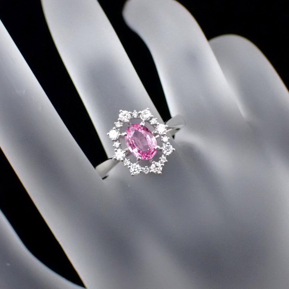 Yahoo!オークション - 【超美色強ネオン 】(DGL鑑別書)パパラチャサフ...