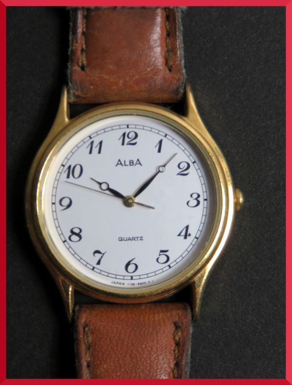 Yahoo!オークション - セイコー SEIKO アルバ ALBA クォーツ 3針 Y136-...