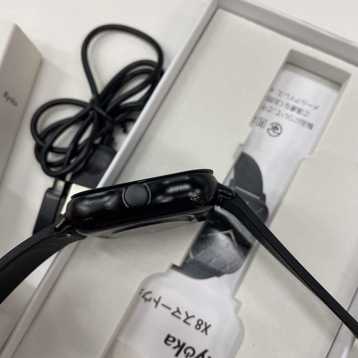 Yahoo!オークション - I12/【美品】スマートウォッチ kyoka X8 ブラッ...