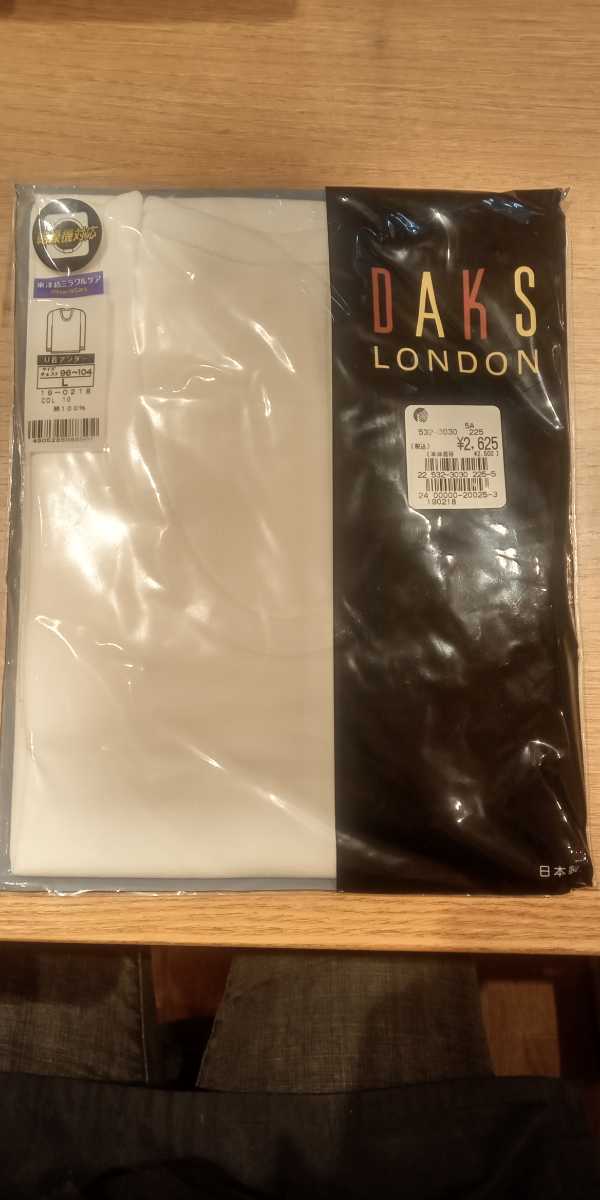 Yahoo!オークション - 《新品》LONDON DAKS メンズ 長袖 U首シャツ Lサ...