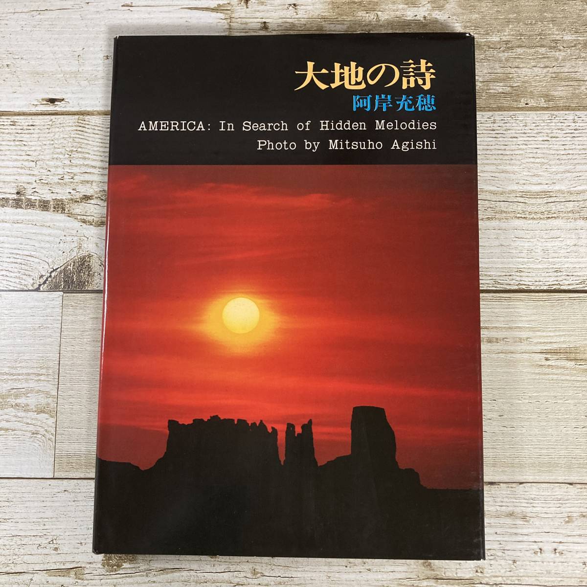 Yahoo!オークション - SA09-135 大地の詩 / 阿岸充穂 日本カメラ社 函...