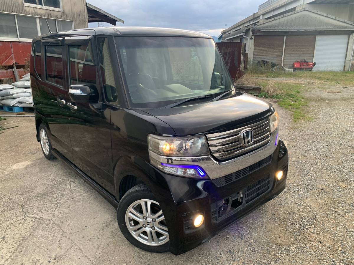 Yahoo!オークション - 福岡発 H24年式 N-BOX カスタムG・L‐PKG フル...