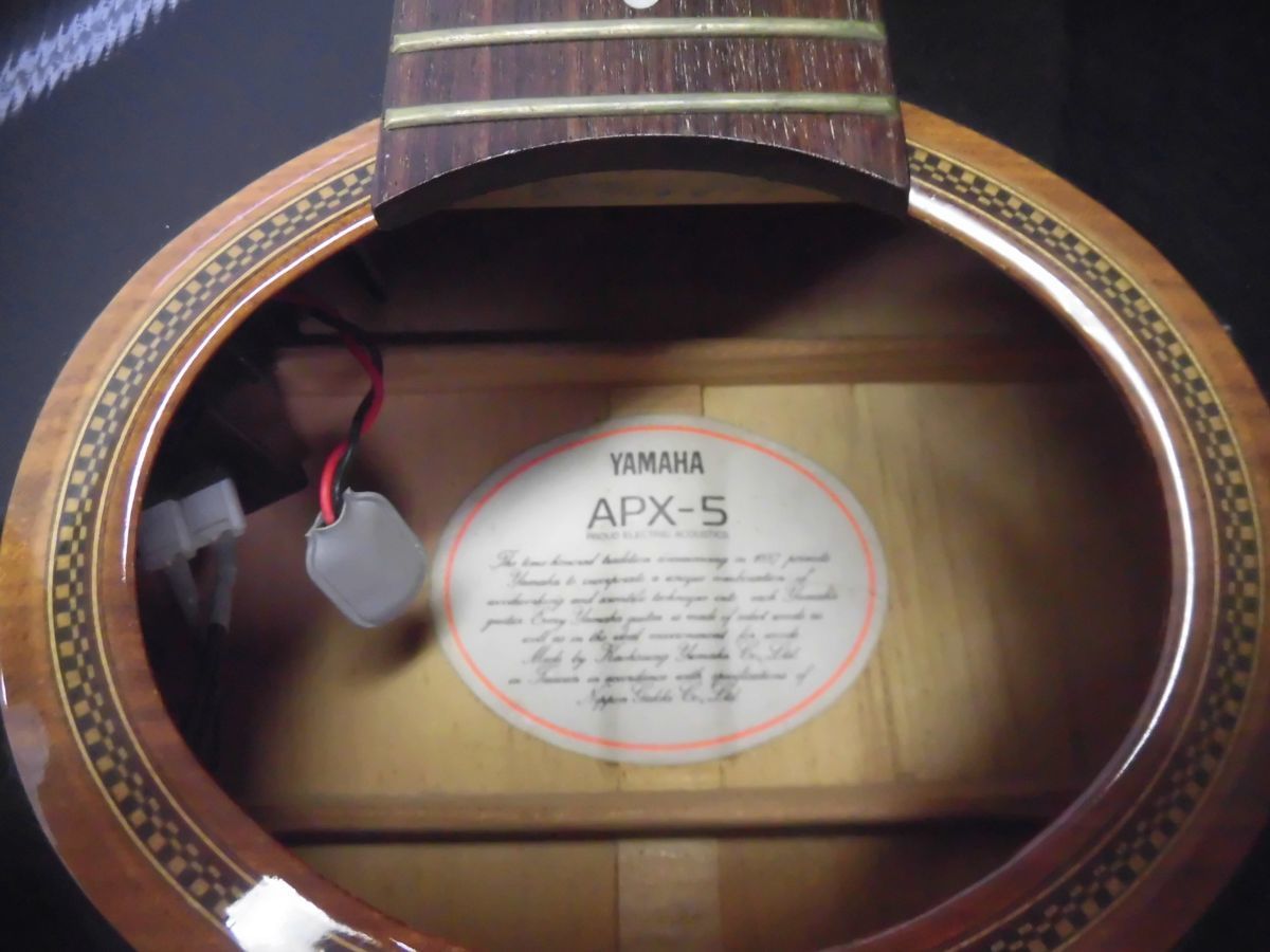 Yahoo!オークション - 49 着払い発送 1211＆B33 YAMAHA APX-5 エレアコ...