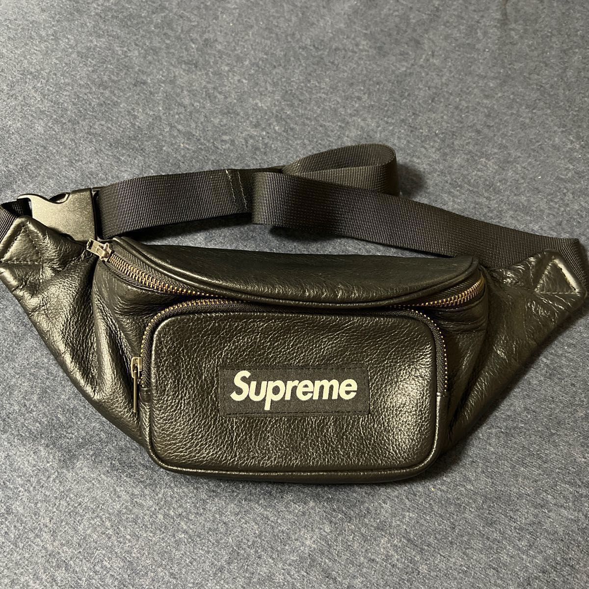 17SS Supreme Leather Waist Bag シュプリーム レザー ウエスト 17SS Supreme Leather Waist Bag シュプリーム レザー ウエスト