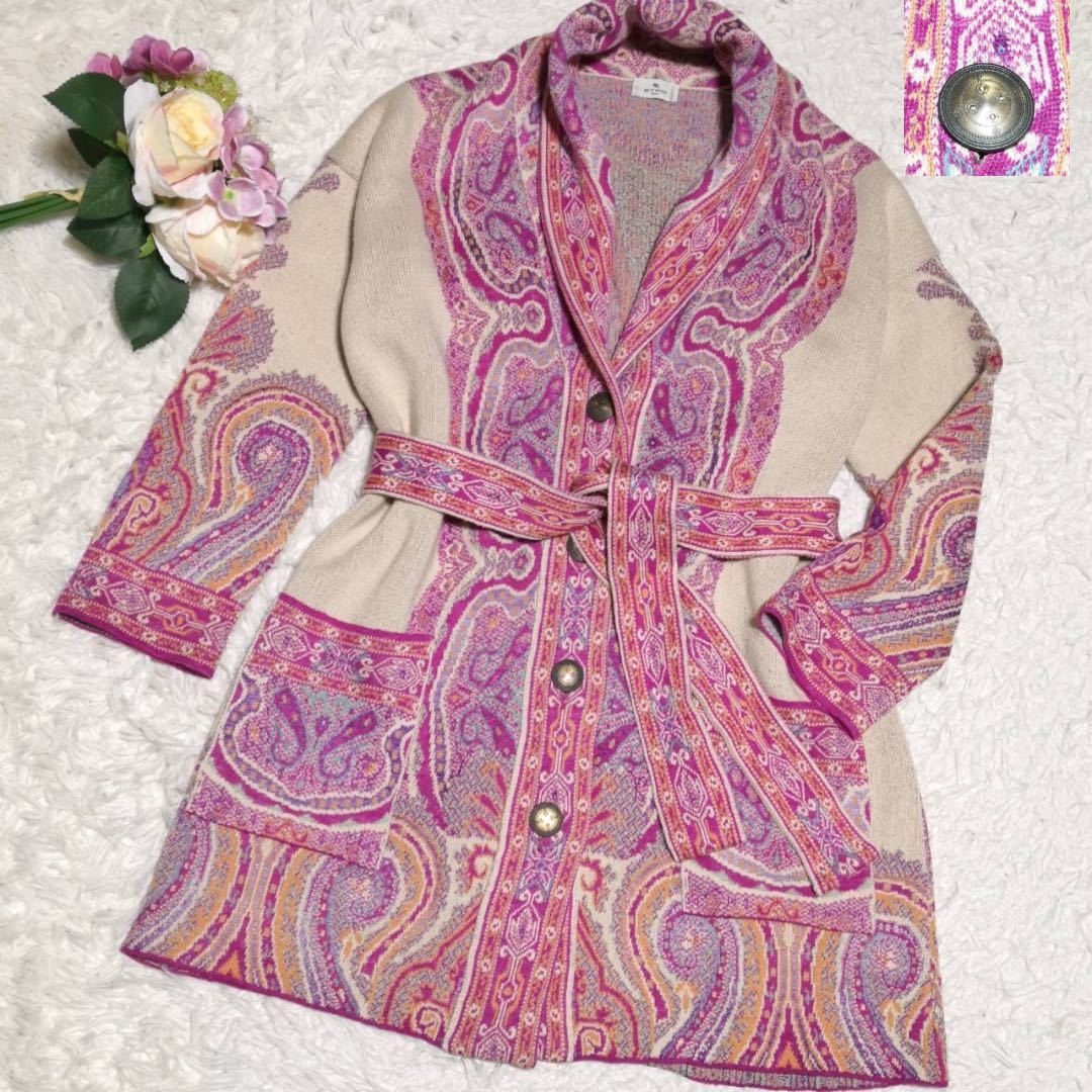 Yahoo!オークション - 数回使用 3L エトロ 20AW 現行 ETRO 最高級シル...