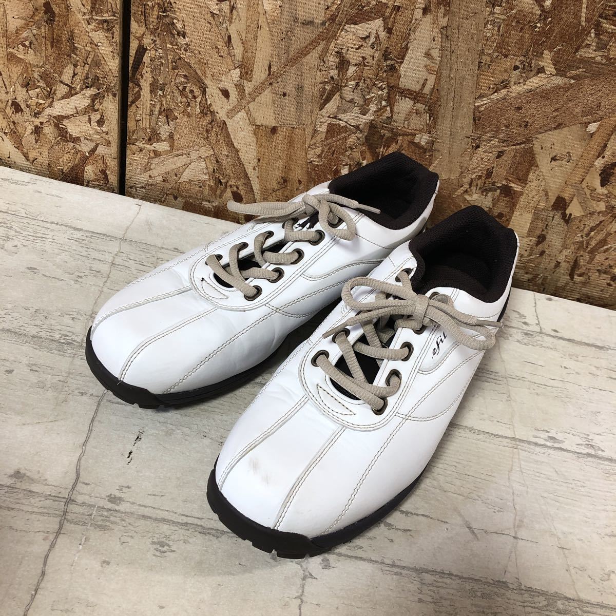 Yahoo!オークション - ミズノ efil シューズ 靴 24.0㎝ EEE ホワイト M...