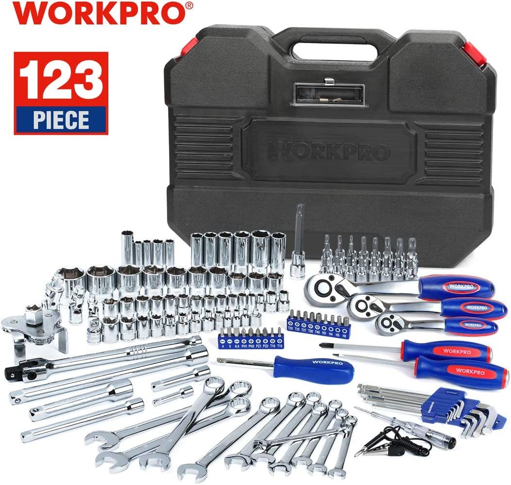 Yahoo!オークション - WORKPRO ソケットレンチ W003025AJ 123点 1セッ...