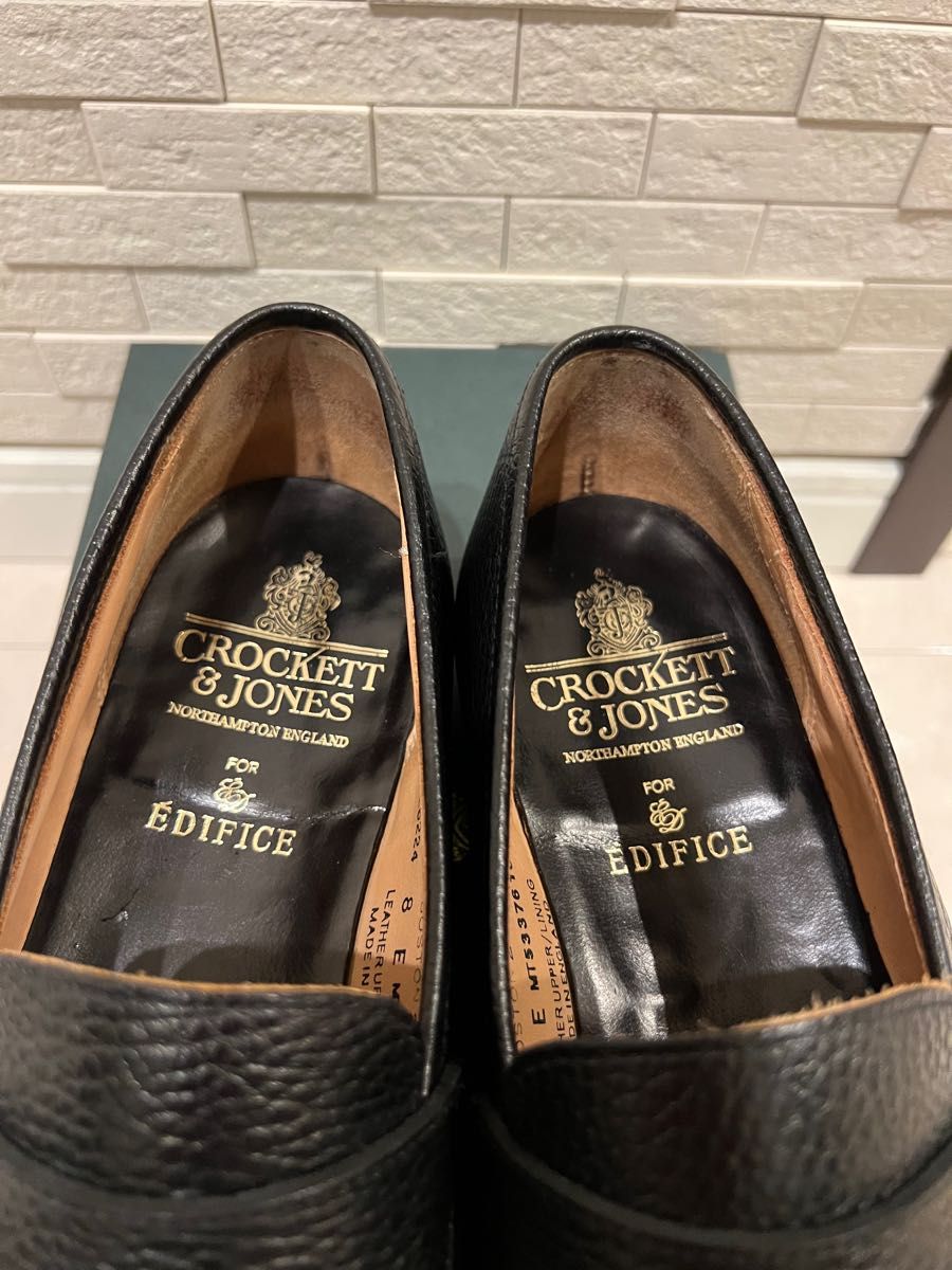 EDIFICE別注 Crockett&Jones クロケット&ジョーンズ コイン EDIFICE別注 Crockett&Jones クロケット&ジョーンズ コイン