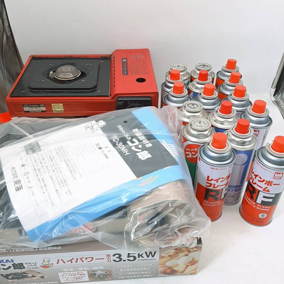 Yahoo!オークション - a149 カセットコンロ カセットボンベ まとめ 動...