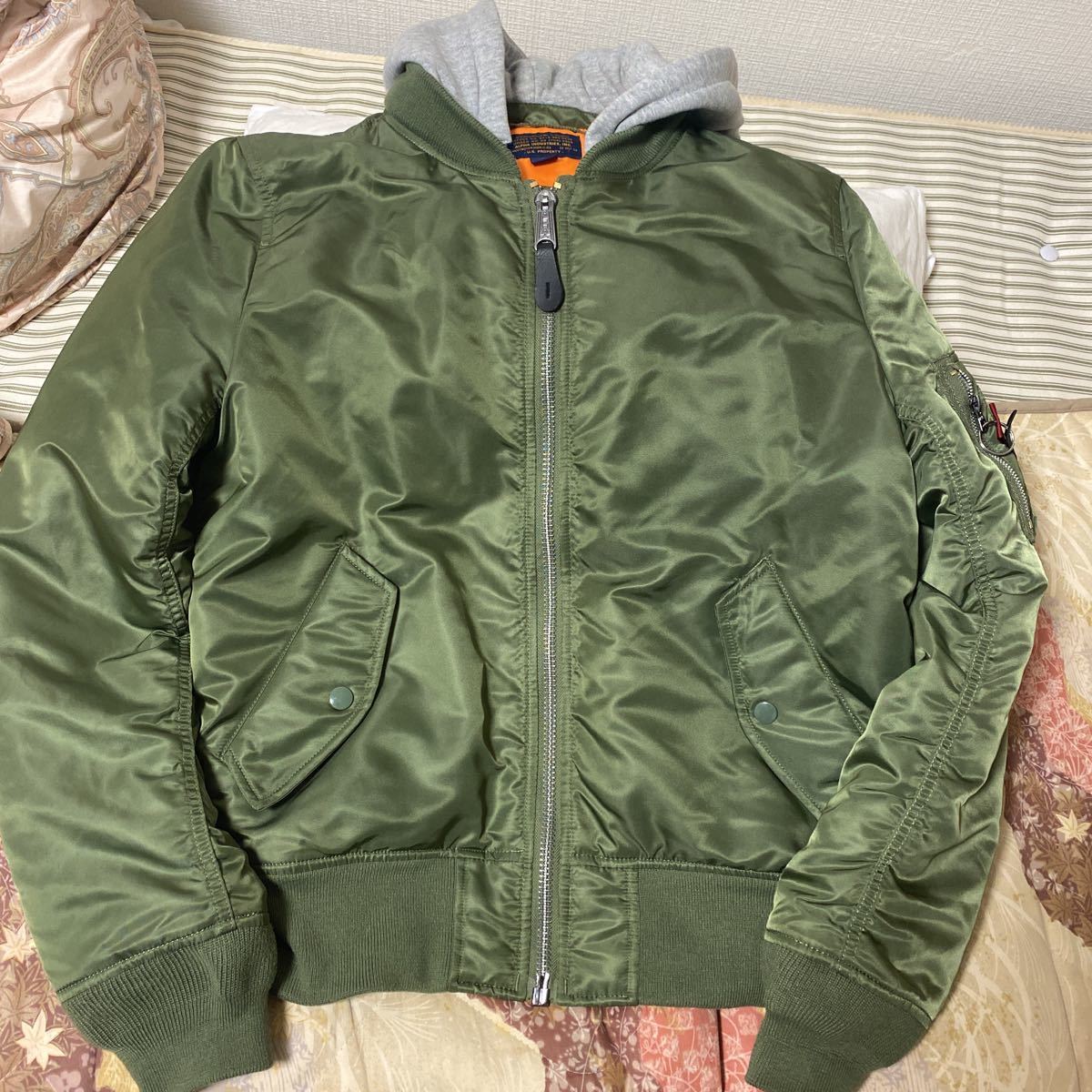 Yahoo!オークション - ALPHA × SHIPS MA-1 フライトジャケット Sサイ...