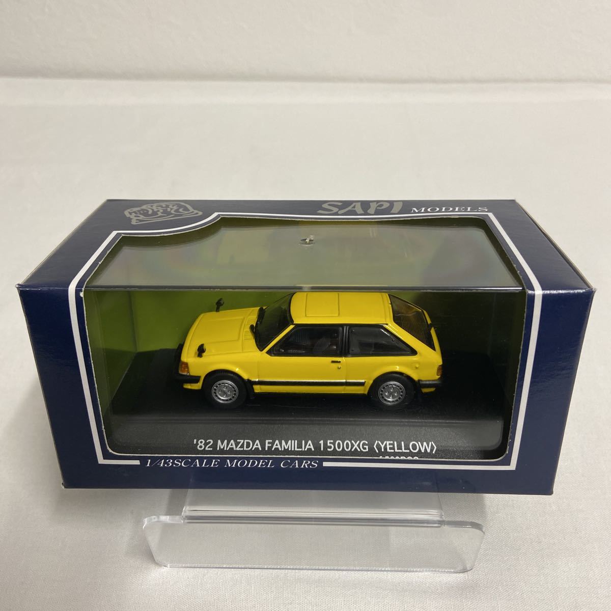 Yahoo!オークション - 限定版 SAPI 1/43 MAZDA FAMILIA 1500XG Yellow ...