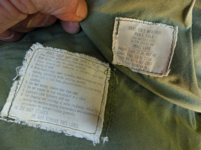 Yahoo!オークション - 米軍実物 1972” OD M65フィールドジャケッ...