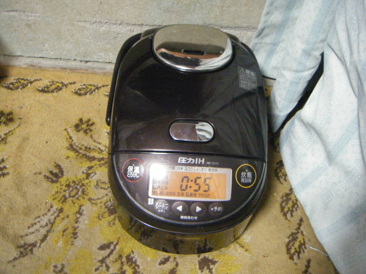 Yahoo!オークション - 象印 圧力IH炊飯ジャー 5.5合(1.0L) NP-ZG10 2...