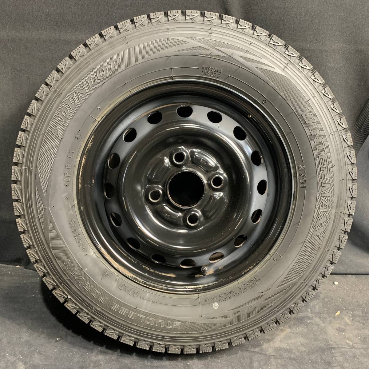 Yahoo!オークション - バリ山 145R12 8PR ダンロップ SV01 2019年製 12...