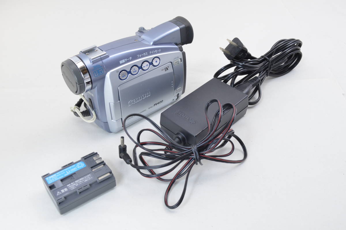 Yahoo!オークション - 【ecoま】CANON DM-FV400 ビデオカメラ テープ録...