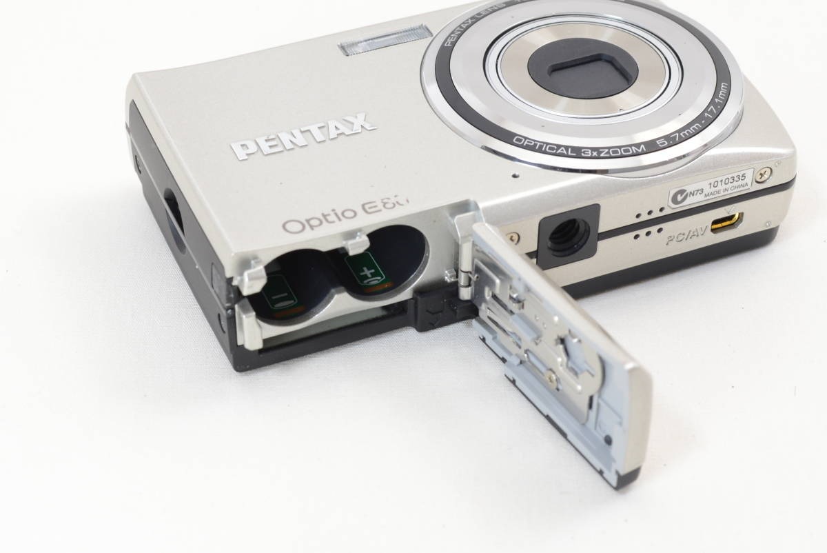 Yahoo!オークション - 【ecoま】ペンタックス PENTAX OPTIO E80 単三電...