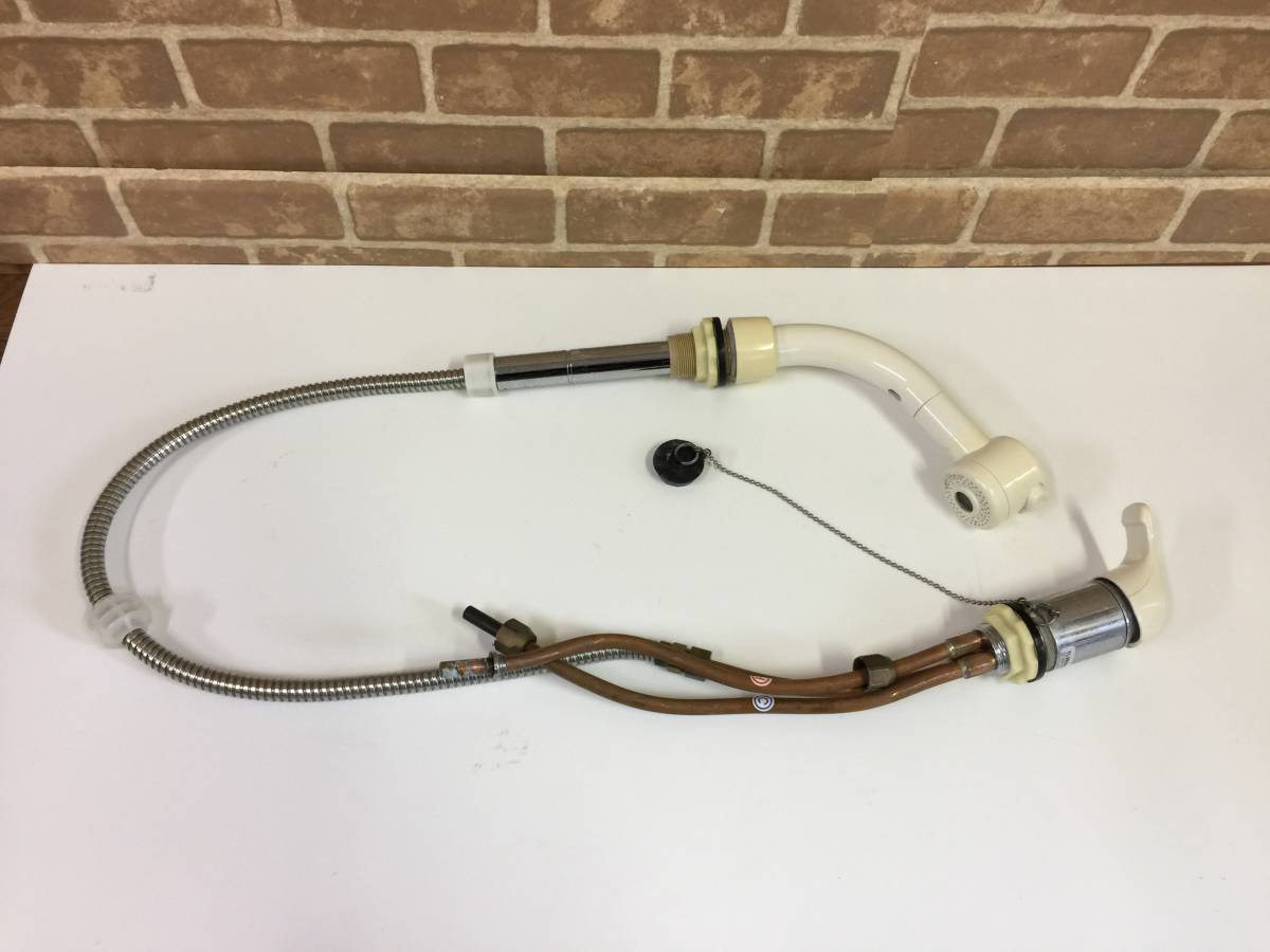 Yahoo!オークション - TOTO ホース収納式シングルレバー 洗髪シャワー...