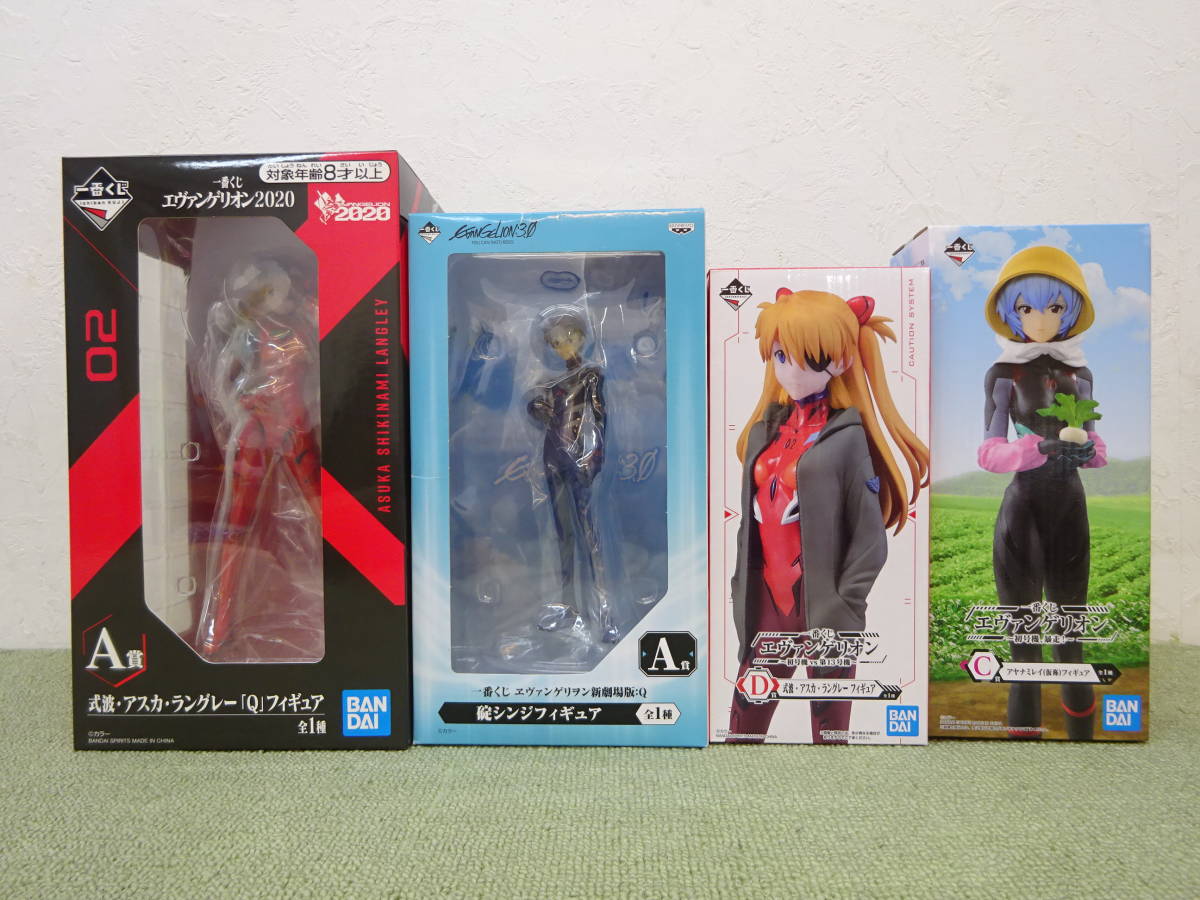 Yahoo!オークション - 091-Q35) 未開封品 エヴァ フィギュア 4点セット...