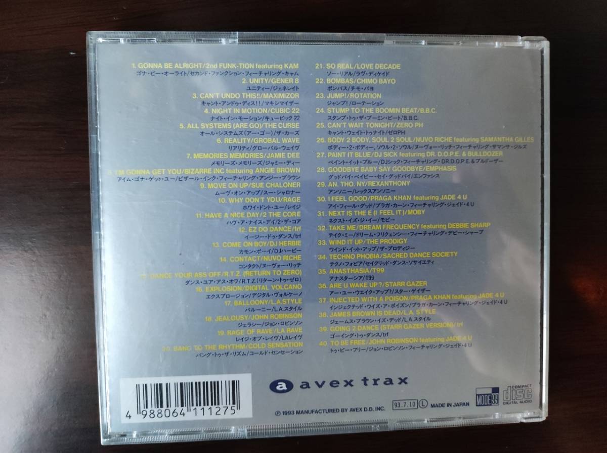 オムニバスCD avex rave '93 エイベックスレイブ ジュリアナ東京(テクノ)｜売買されたオークション情報、yahooの商品情報をアーカイブ公開 - オークファン（aucfan.com）