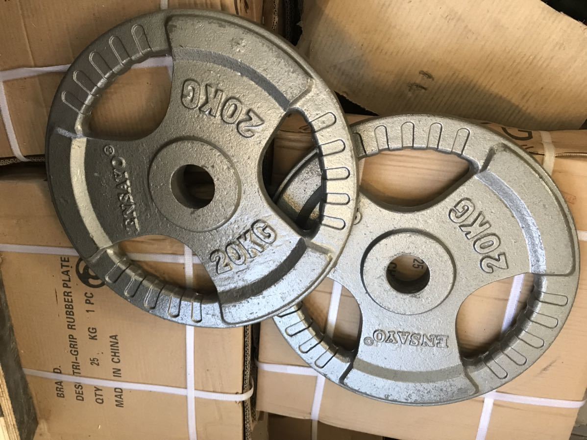 Yahoo!オークション - エンサヨ ENSAYO オリンピックバーベルプレート2...