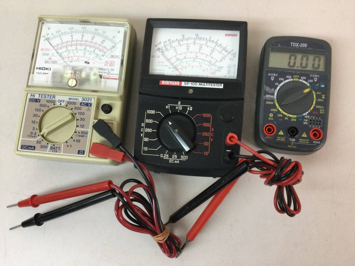 Yahoo!オークション - デジタル アナログ マルチテスター OHM TDX-200/...