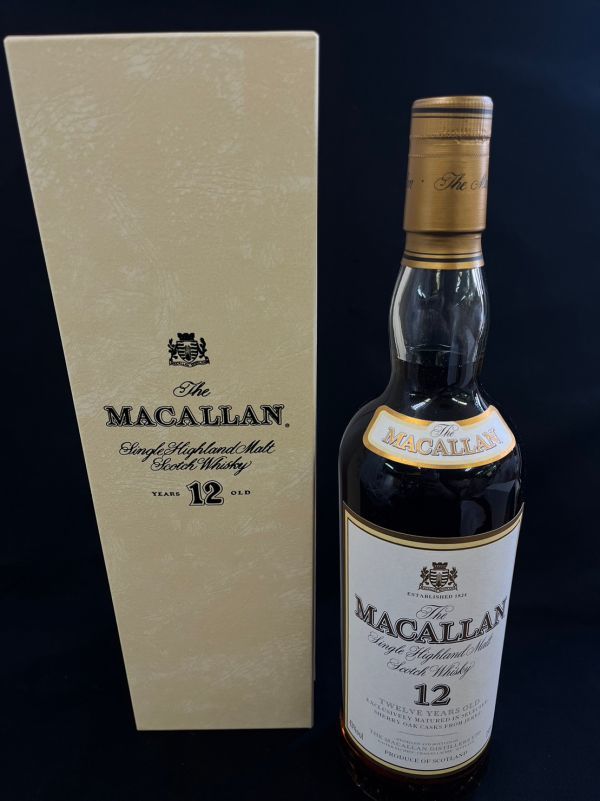Yahoo!オークション - N093-K36-400 MACALLAN マッカラン 12年 スコ...
