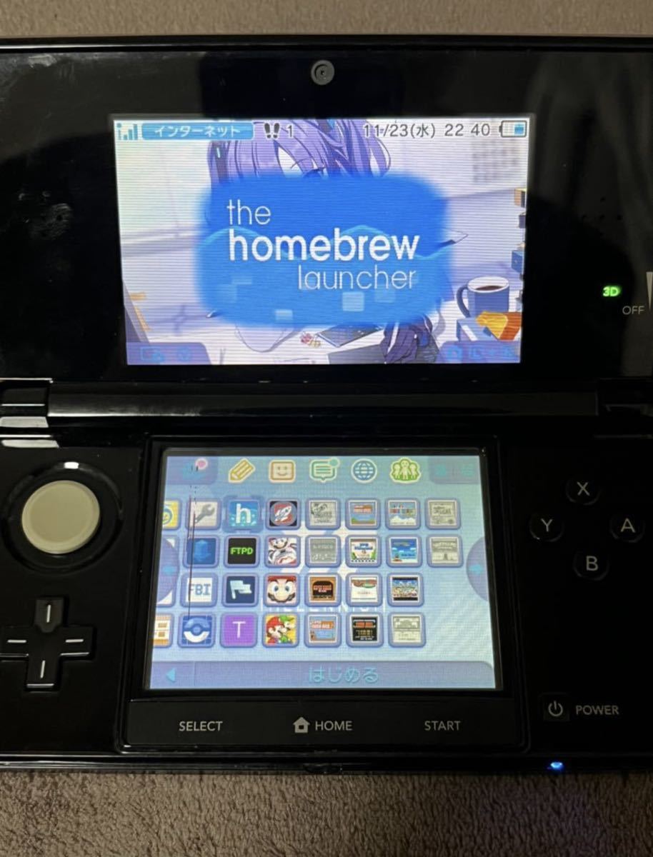 Yahoo!オークション - ニンテンドー3DS ブラック CFW