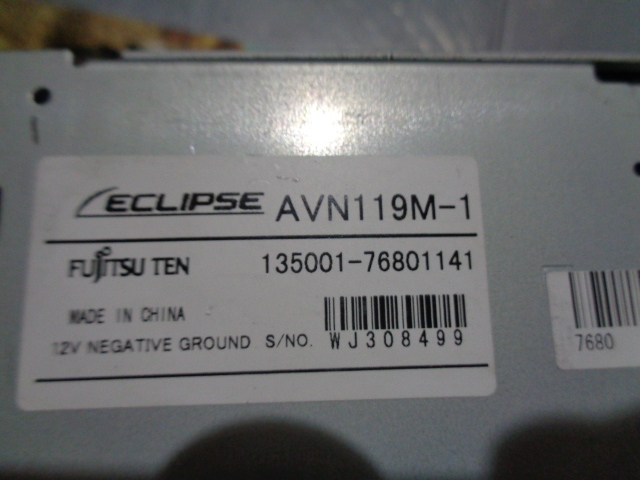 Yahoo!オークション - [L17] ② イクリプス メモリ ナビ ワンセグ AVN1...