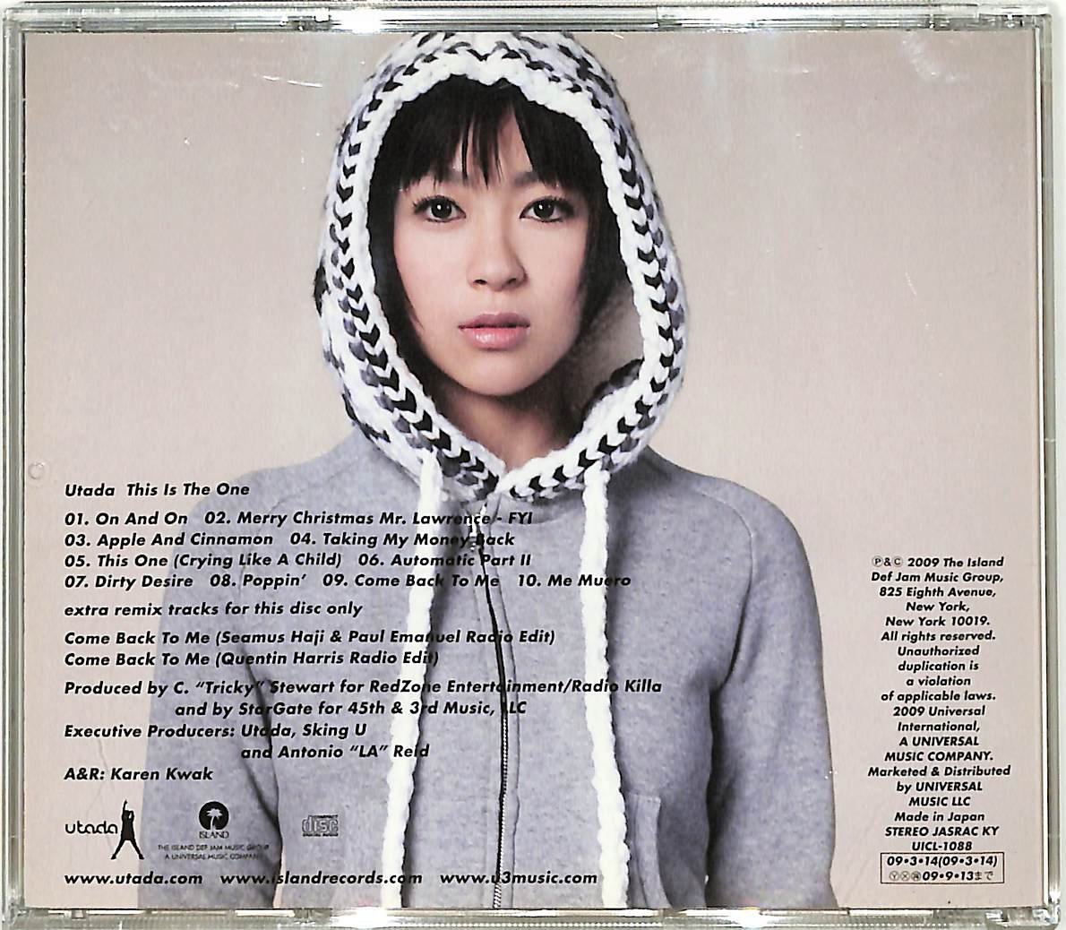 Yahoo!オークション - CD UtaDA 宇多田ヒカル This Is The One UICL-10...