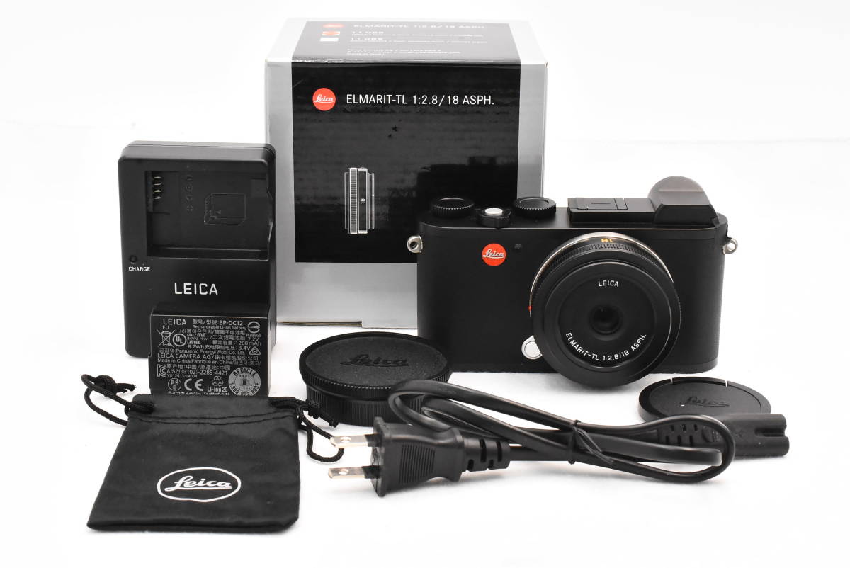 Leica ライカ CL Type No.7323 ブラック ミラーレス一眼レフカメラ + ELMARIT-TL 18mm F/2.8 ASPH. レンズ t2326(その他)｜売買された ...