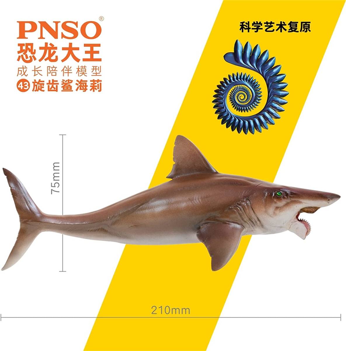 Yahoo!オークション - PNSO 成長シリーズ ヘリコプリオン 魚 プラモデ...