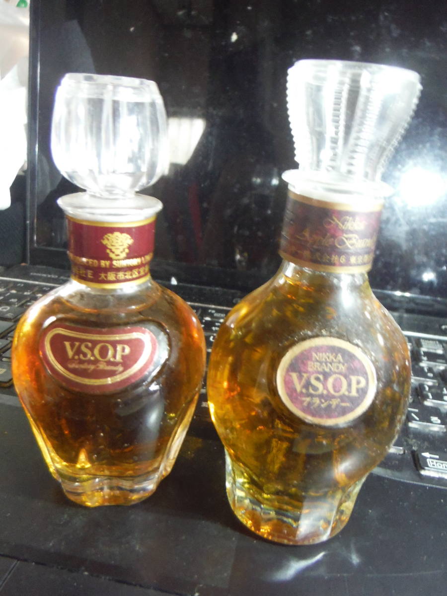 Yahoo!オークション - サントリー と ニッカ の ブランデー VSOP 2種...