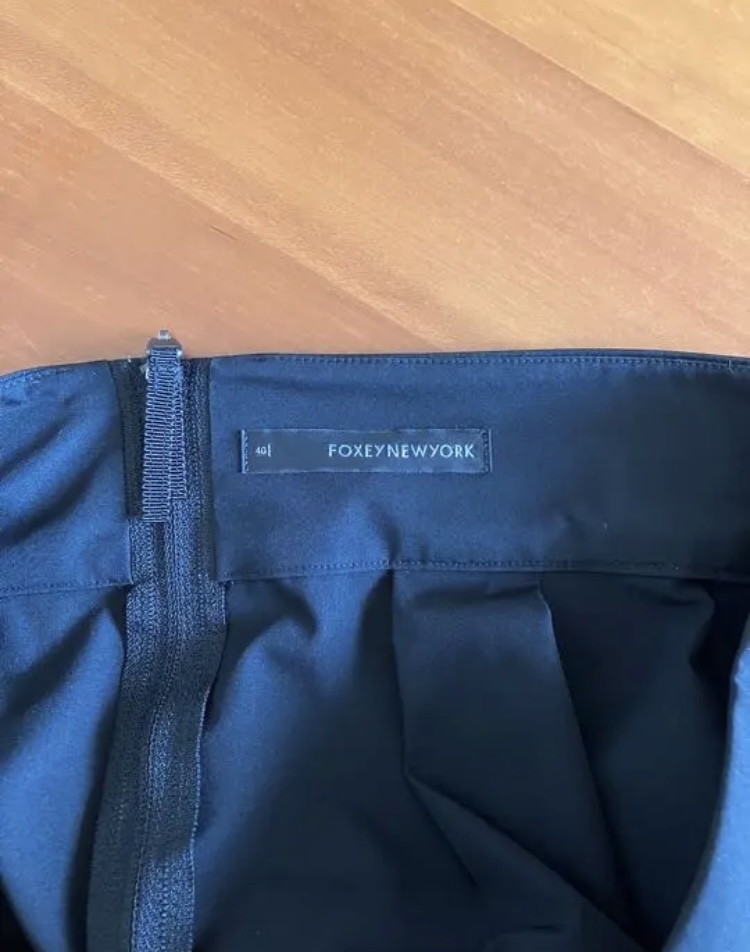 Yahoo!オークション - フォクシー ニューヨーク FOXEY NY 黒 スカート