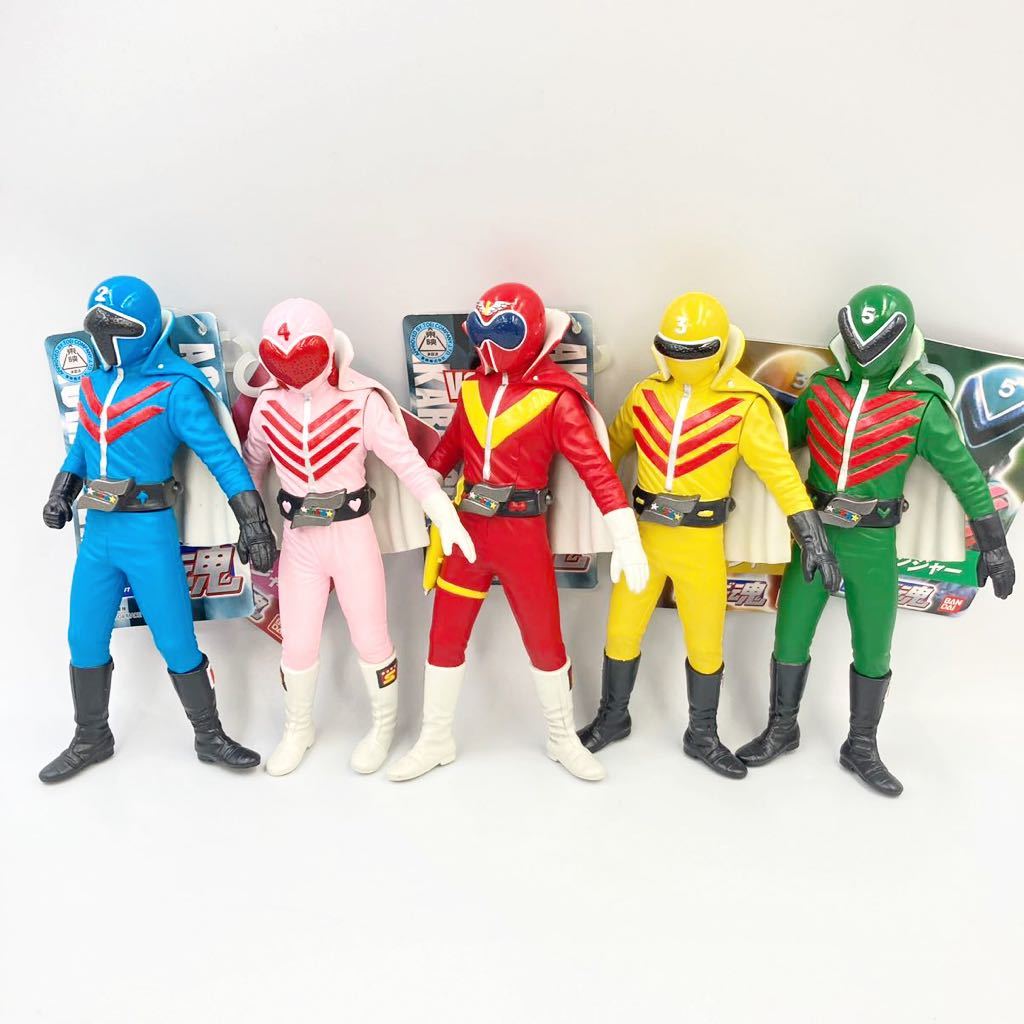 Yahoo!オークション - 12/8NB-k49 ソフビ魂 ソフビ人形/戦隊フィギュア...