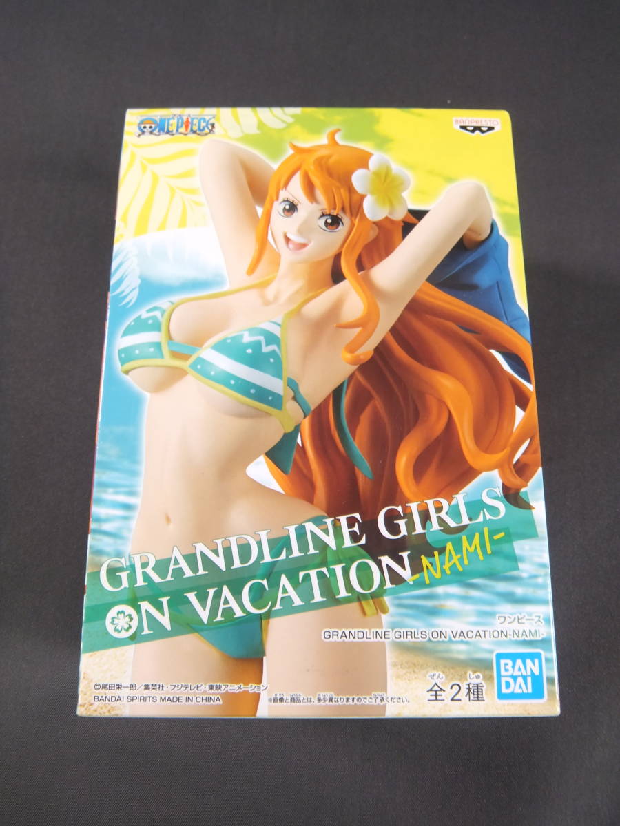 09/A857 ワンピース GRANDLINE GIRLS ON VACATION NAMI ナミ A：グリーン Ver. フィギュア バンプレスト プライズ 開封済み 品(ナミ)｜売買された ...