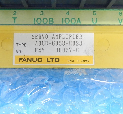 Yahoo!オークション - A06B-6058-H023 サーボアンプ FANUC ランクA中古...
