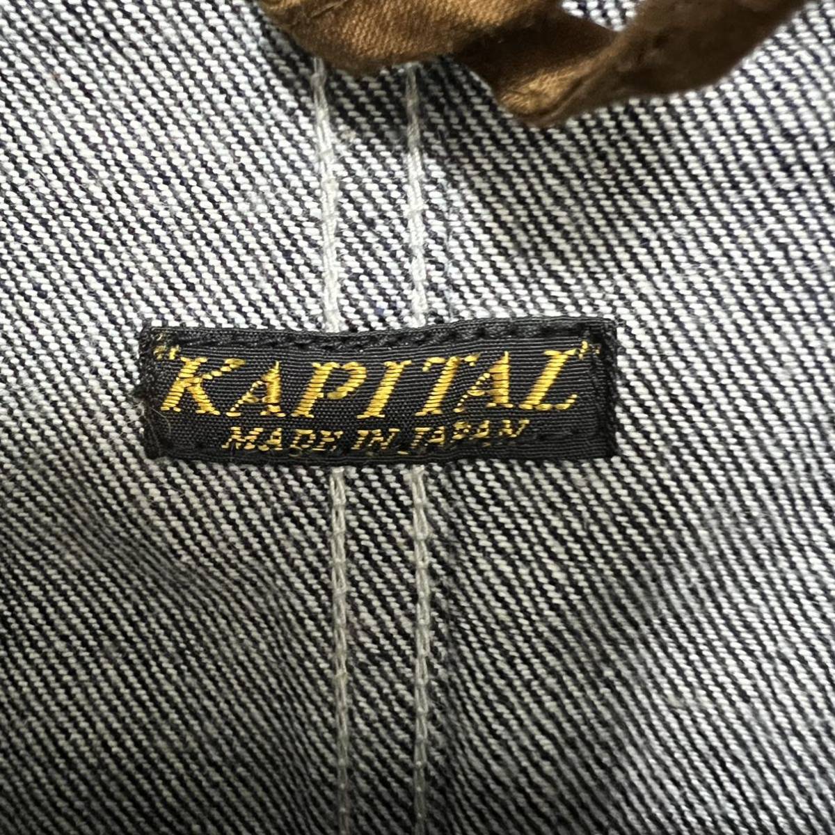 未使用タグ付き KAPITAL デニムカバーオール 日本製|Yahoo 未使用タグ付き KAPITAL デニムカバーオール 日本製|Yahoo