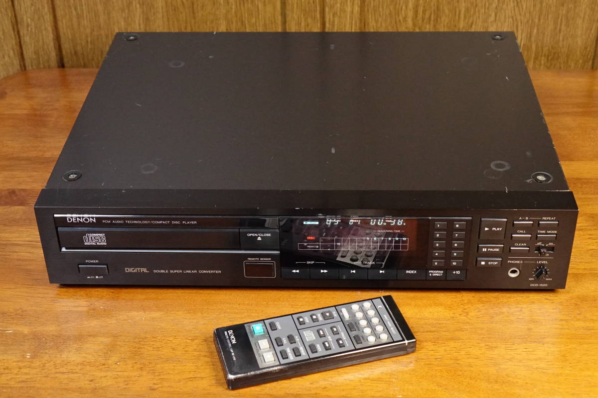 Yahoo!オークション - 【音出し確認済み 】 DENON DCD-1500 【ジャンク...