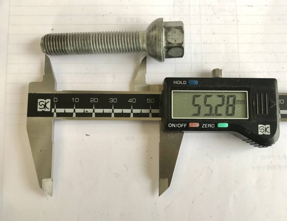 代購代標第一品牌－樂淘letao－輸入車 ラグボルト VW アウディ M12 P1.5 55mm ラウンドタイプ 10本 中古