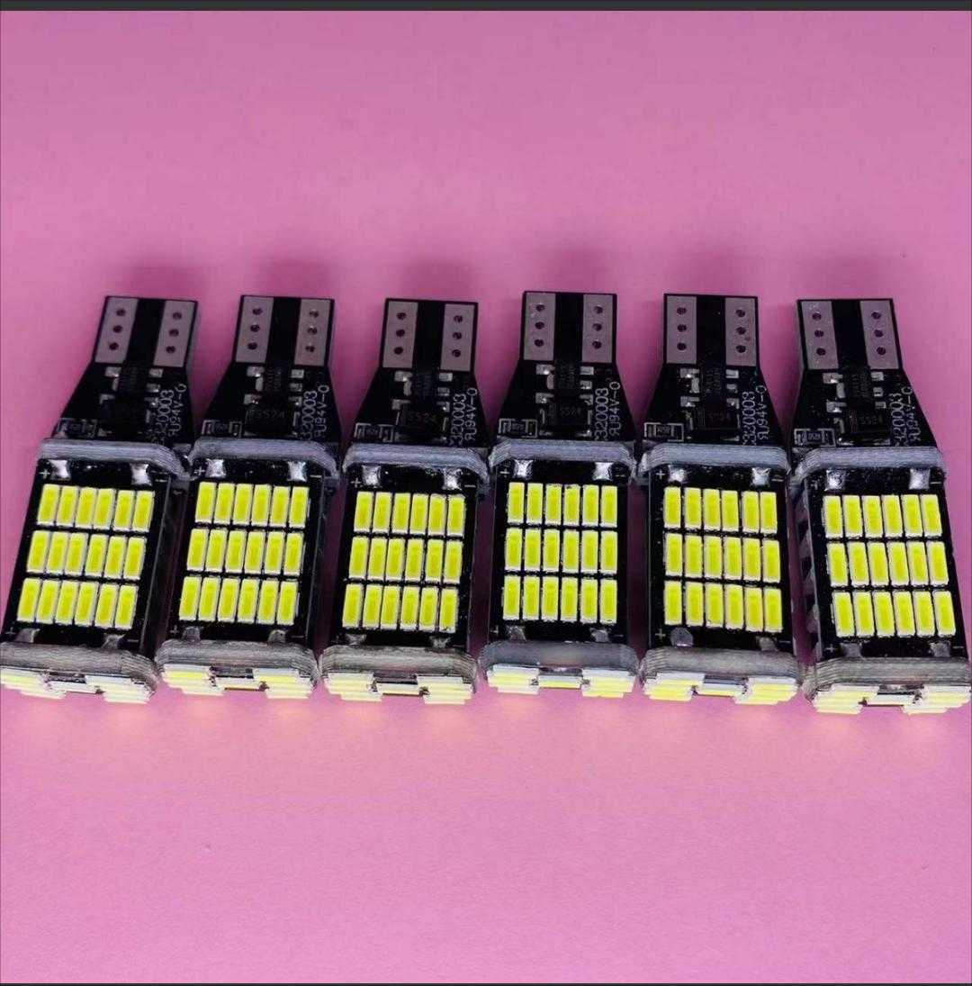 Yahoo!オークション - T16 T10 バックランプ爆光LED6個セット ポジショ...