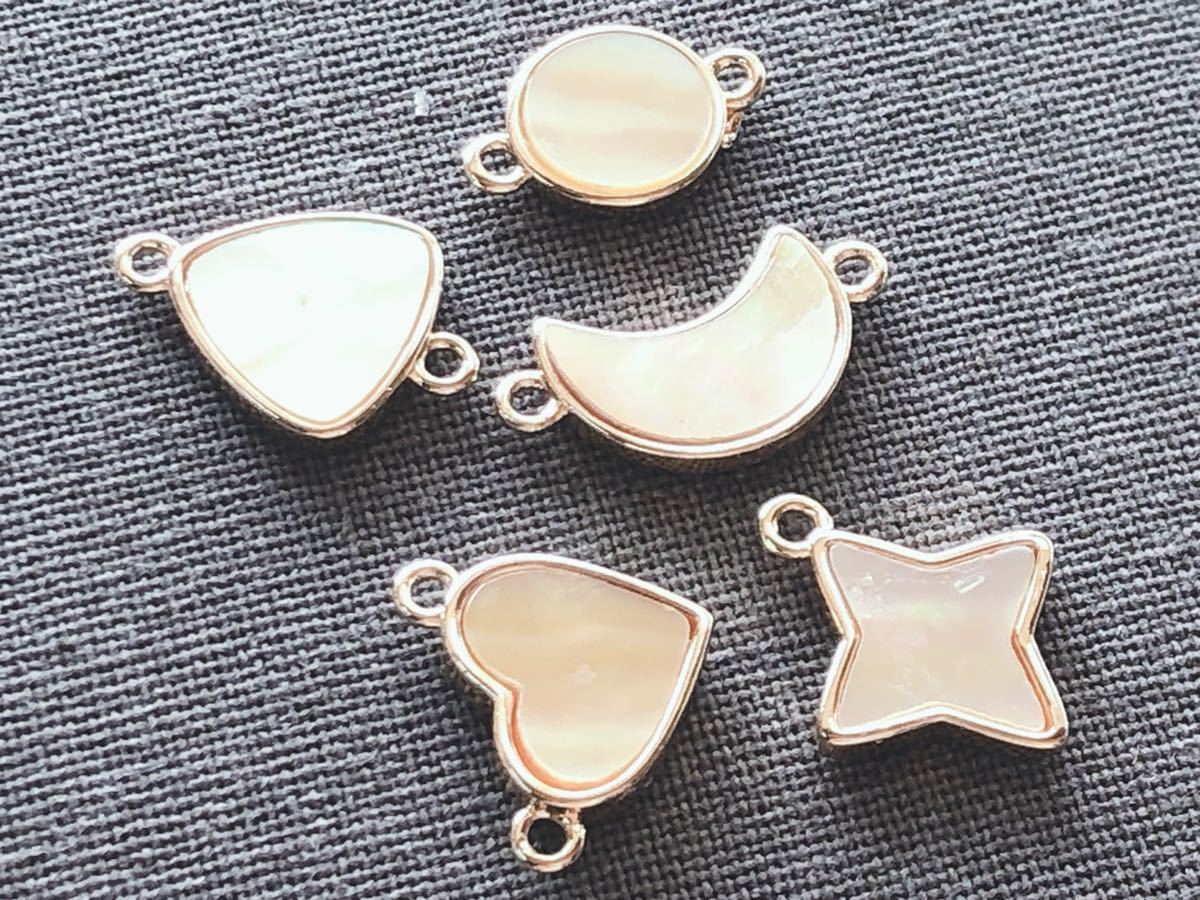 Yahoo!オークション - ed922/SALE 14KGFイエローシェル mix5個set