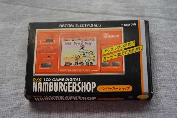 Yahoo!オークション - 新品 バンダイ LCD GAME DIGIYAL ハンバーガーシ...