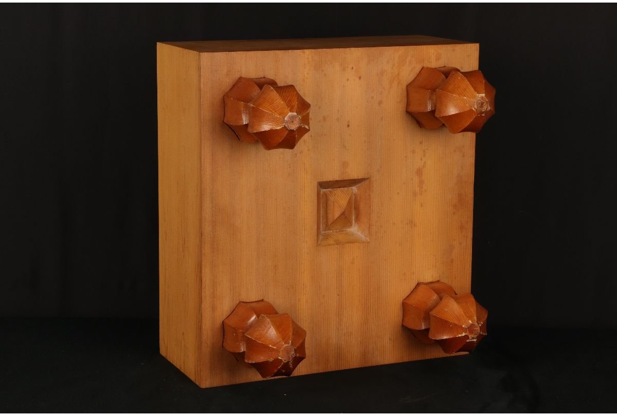 Yahoo!オークション - [URA]木製足付19路碁盤/厚み17.8cm/約13.25kg/4-...