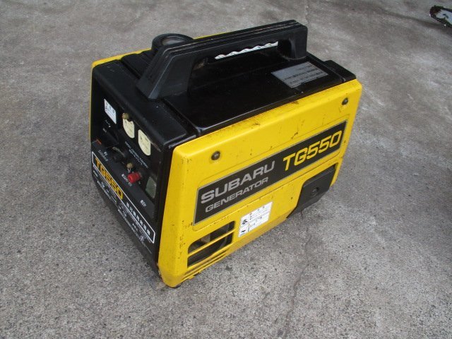 Yahoo!オークション - ジャンク品 SUBARU エンジン発電機 TG550
