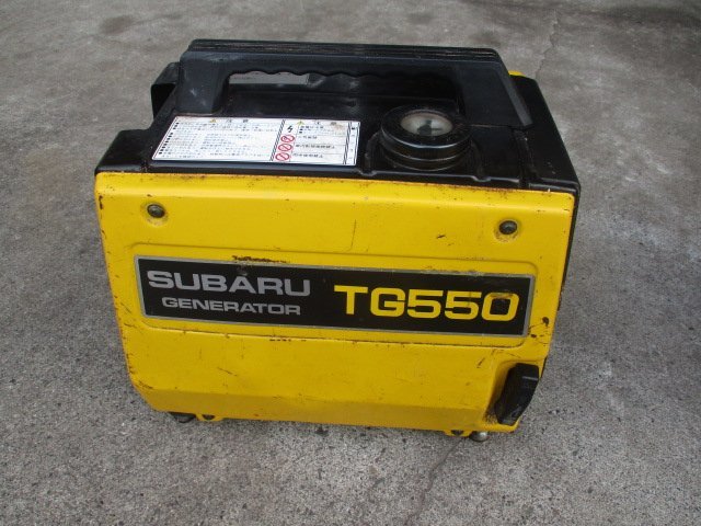 Yahoo!オークション - ジャンク品 SUBARU エンジン発電機 TG550