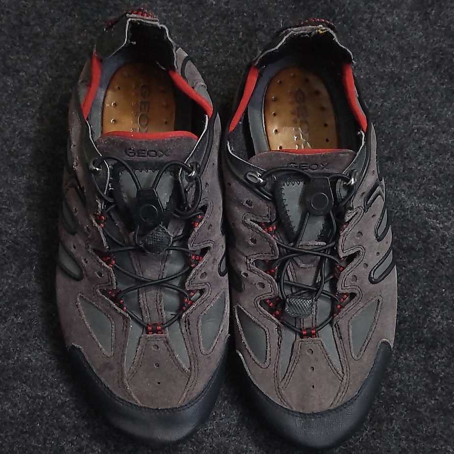 Yahoo!オークション - GEOX スエードスニーカー 44 ウォーキングシュー...