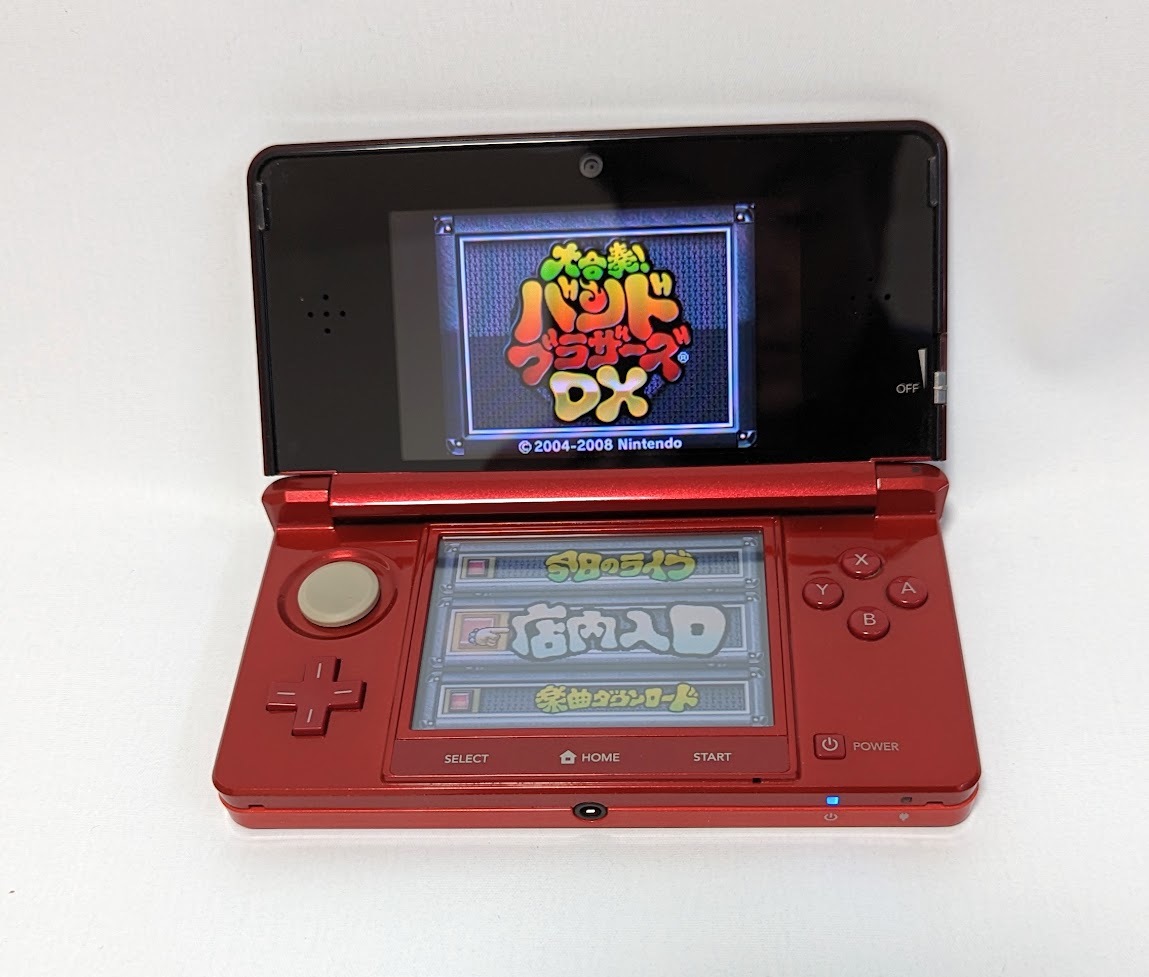 代購代標第一品牌－樂淘letao－【動作確認済み、美品！】NINTENDO 任天堂 ニンテンドー3DS メタリックレッド！