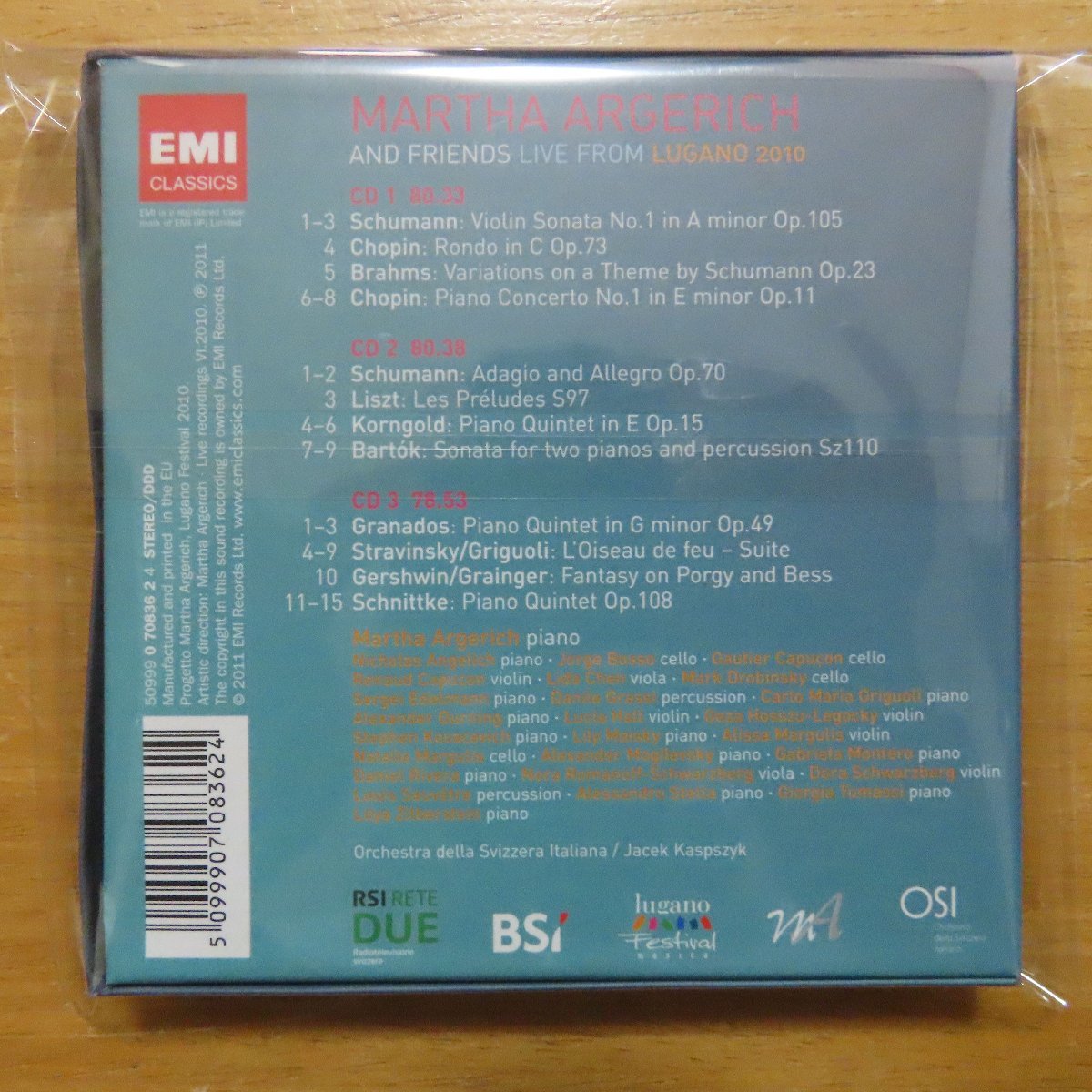 Yahoo!オークション - 41037749 【3CD】アルゲリッチ / LIVE FROM LUGA...